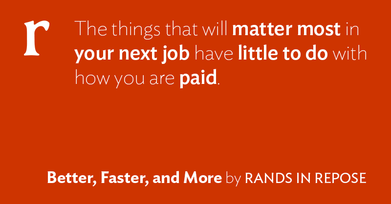 Better, Faster, and More – Rands in Repose